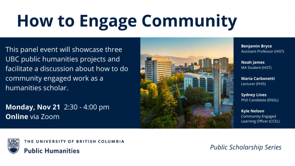 How to Engage Community: A Project Showcase | Public Humanities Hub How to Engage Community: A Project Showcase | Public Humanities Hub